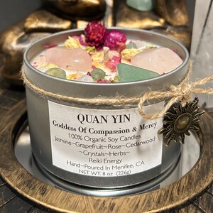 Quan Yin-goddess of Compassion and Mercy-natural Soy Wax Essential Oils ...