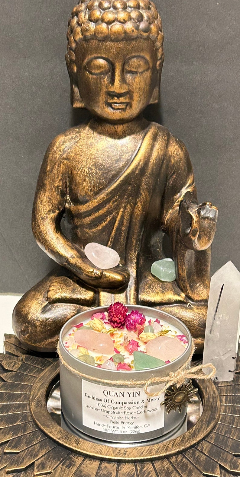Quan Yin-goddess of Compassion and Mercy-natural Soy Wax Essential Oils ...