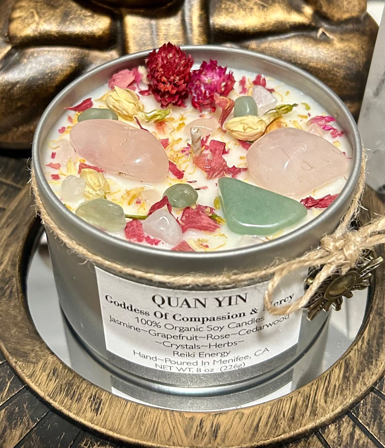 Quan Yin-goddess of Compassion and Mercy-natural Soy Wax Essential Oils ...