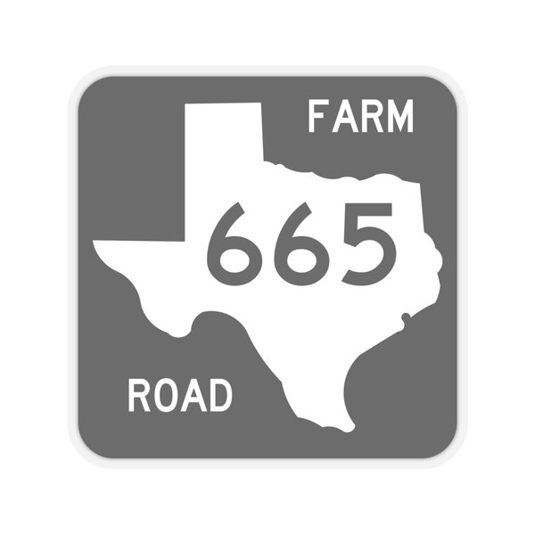 Texas Farm to Market Road Sign - Etsy