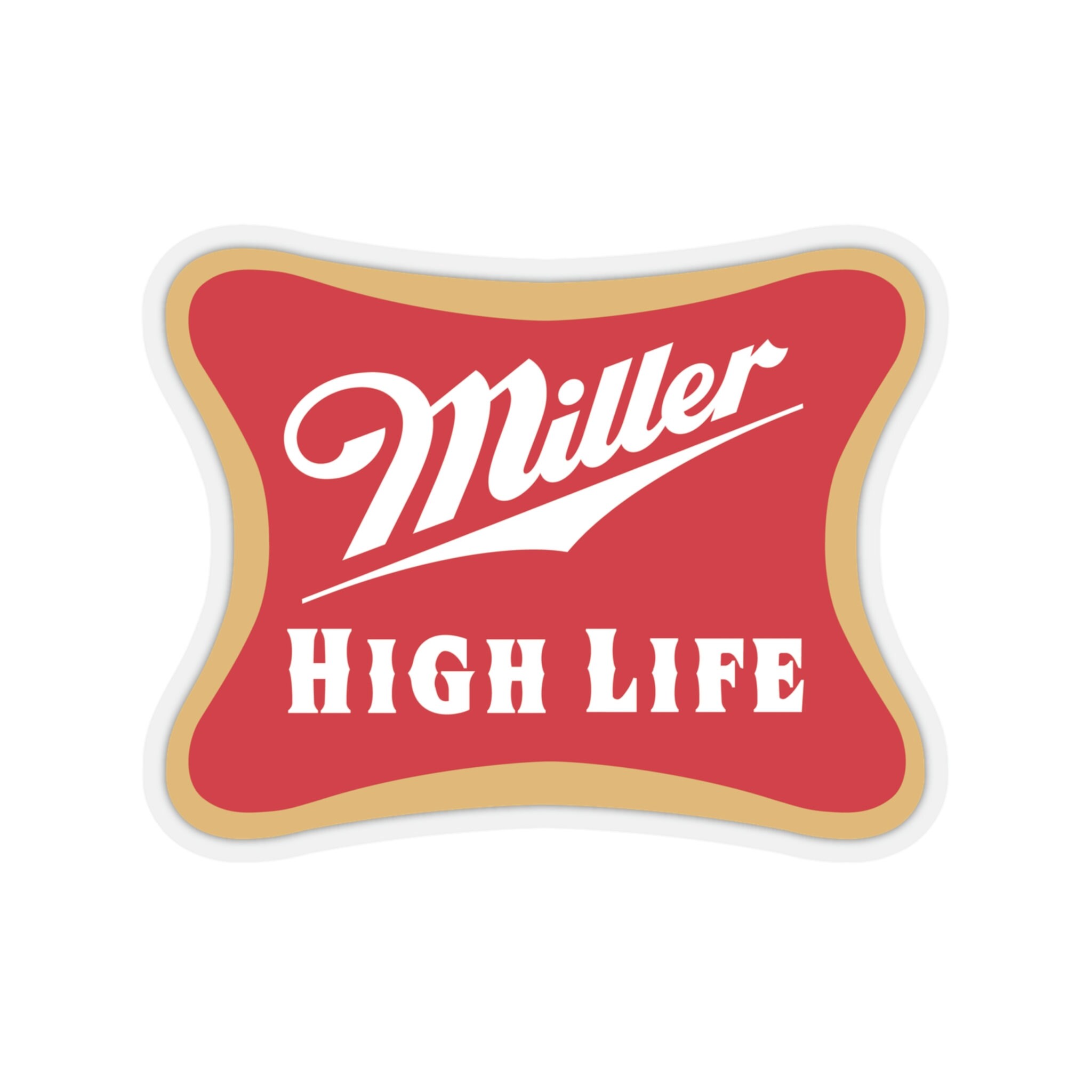 Miller High Life Logo Kiss-cut Stickers - Etsy