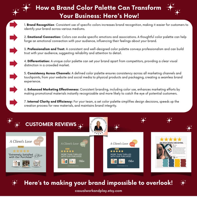 Luxury Colour Palette for Small Business Branding | Customizable in ...