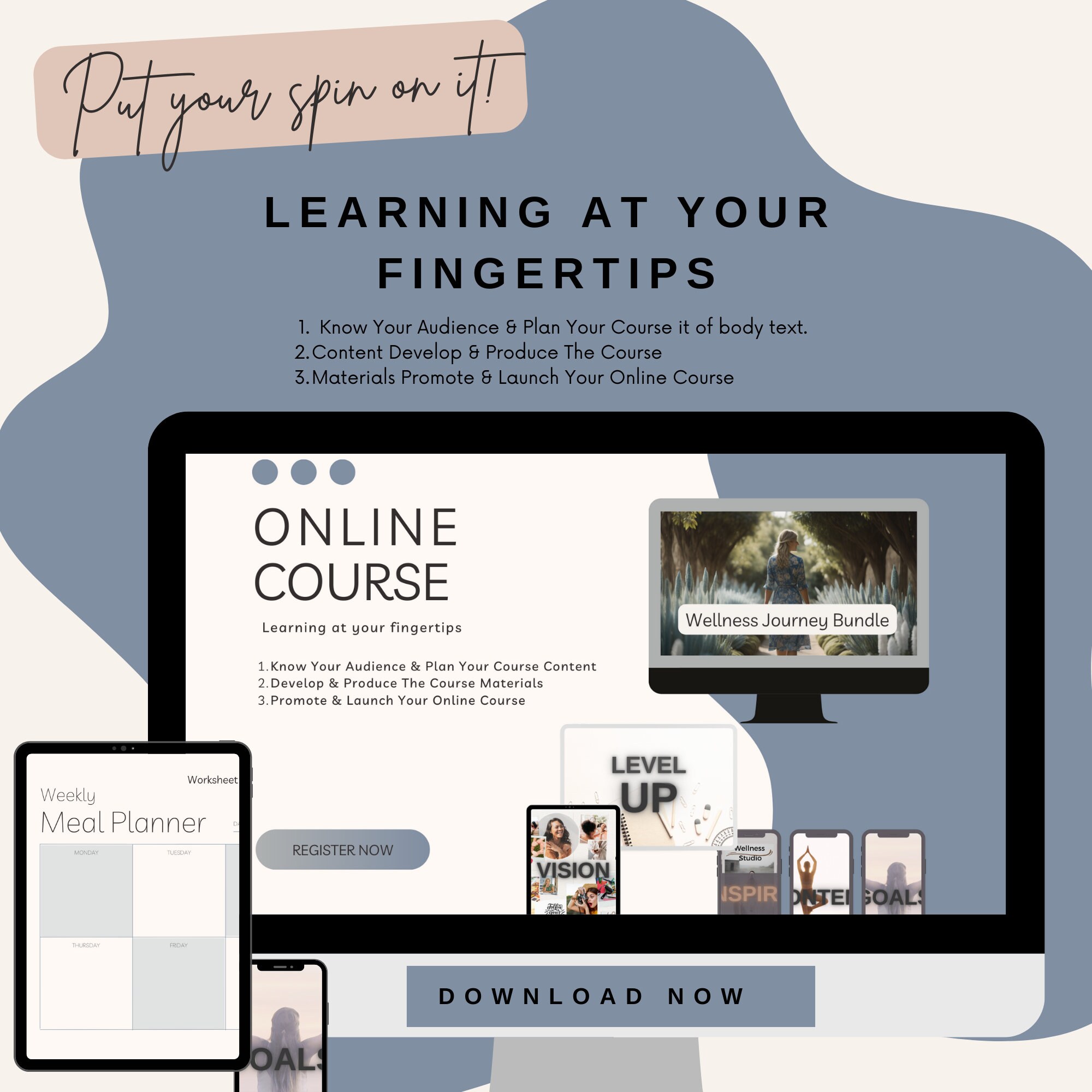 Branding Kit, Digital Templates, DIY Kit, Media Kit Template, Branding ...