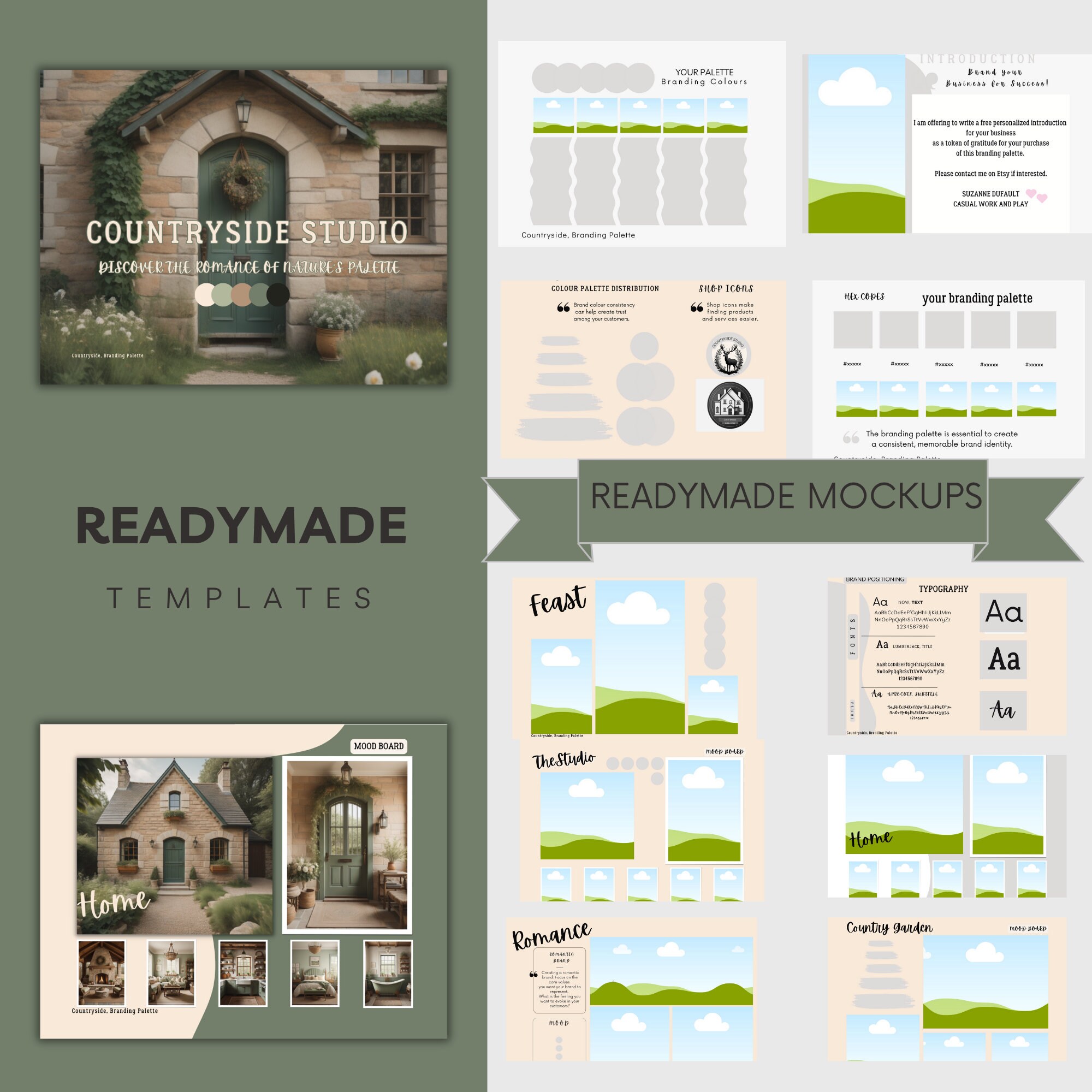 Timeless Countryside Branding Palette - Captivating, Eye-catching ...