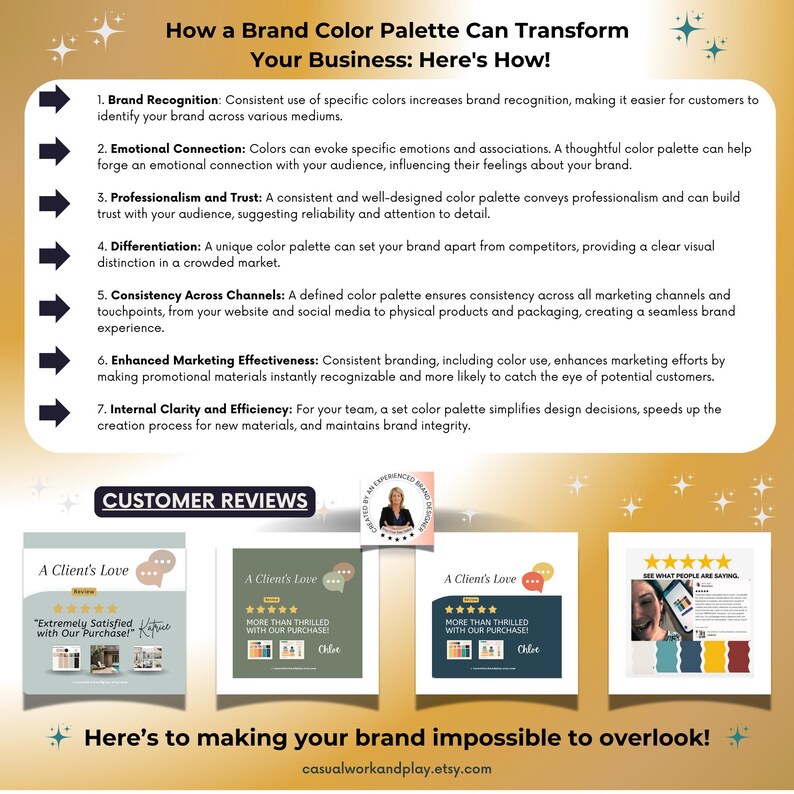 Elegant Colour Palette for Small Business Branding | Customizable in ...