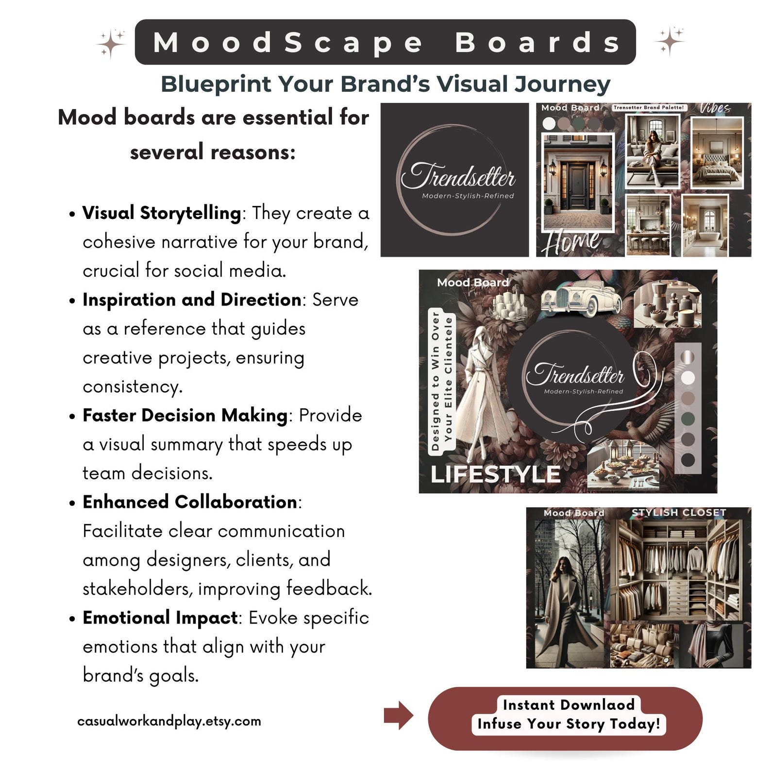 Moody Brand Palette, Earthy Color Scheme, Hex Codes, Customizable in ...
