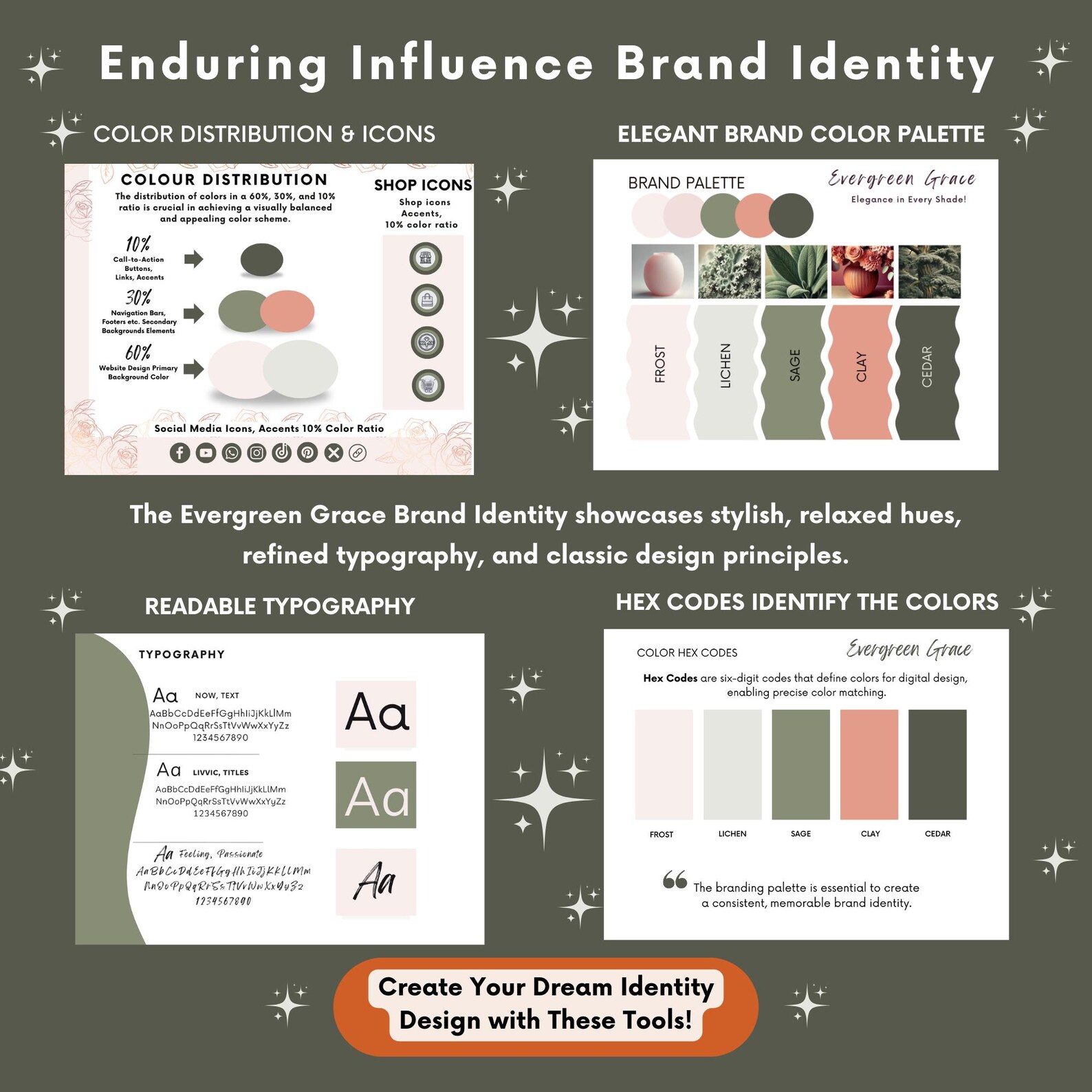 Nature's Rustic Elegance Colour Palette for Small Business Branding ...