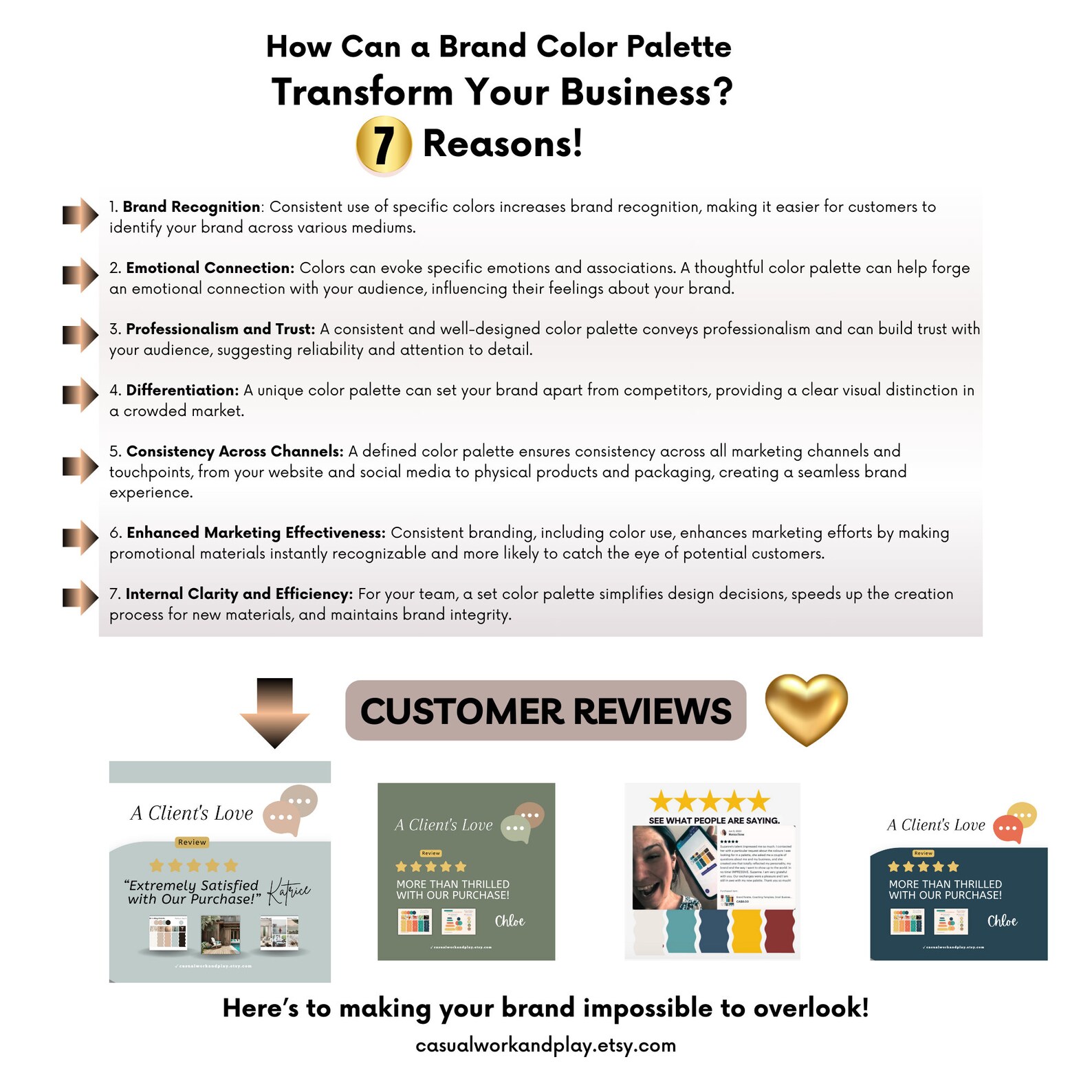 Luxury Colour Palette for Small Business Branding - Easy Canva Digital ...