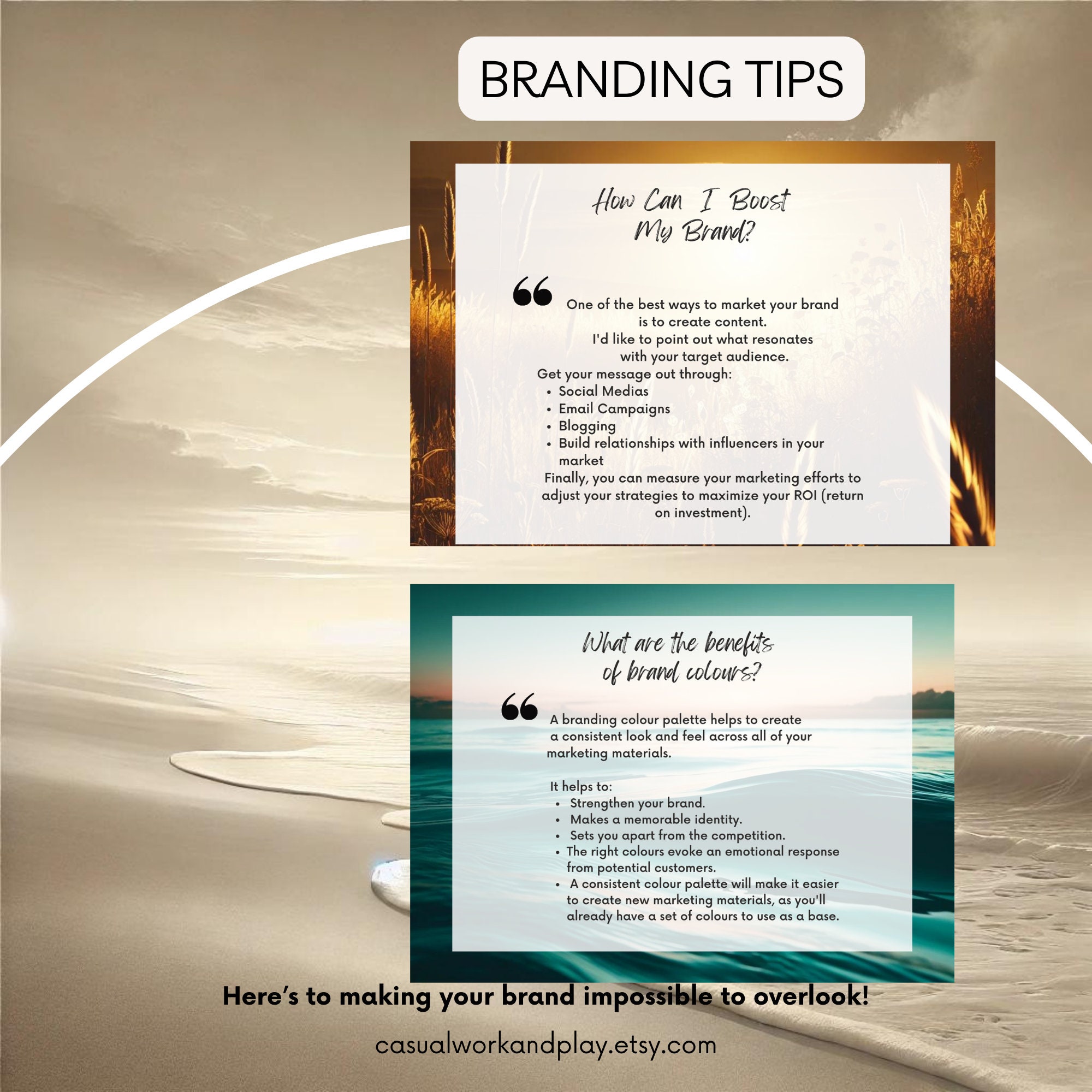 Vibrant Colour Palette for Small Business Branding DIY Luxury Canva ...