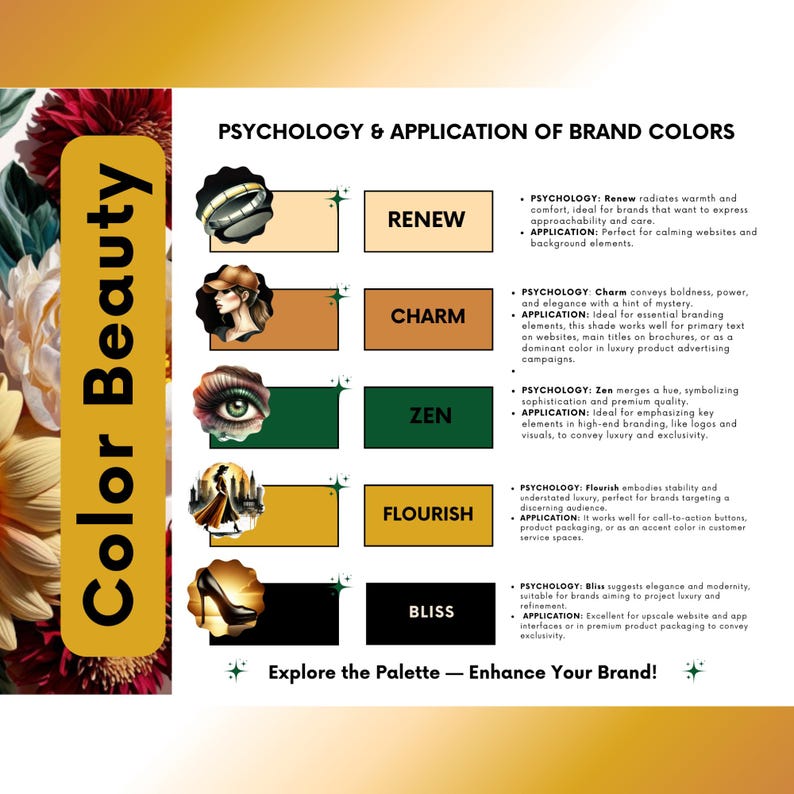 Vibrant Color Palette, Your Tool for Elegant Business Branding | Easily ...