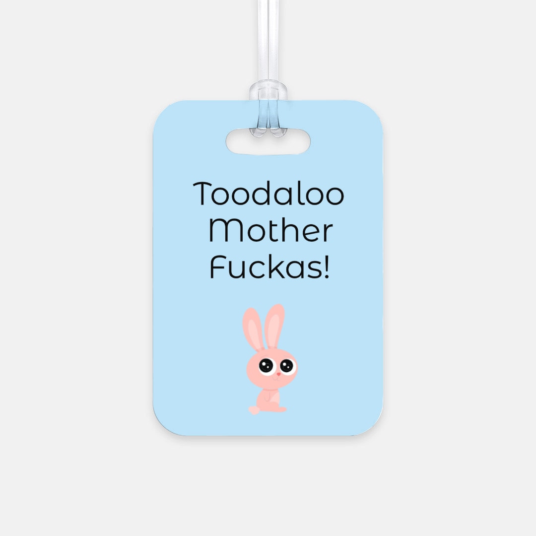 Toodaloo Luggage Tag rectangle - Etsy