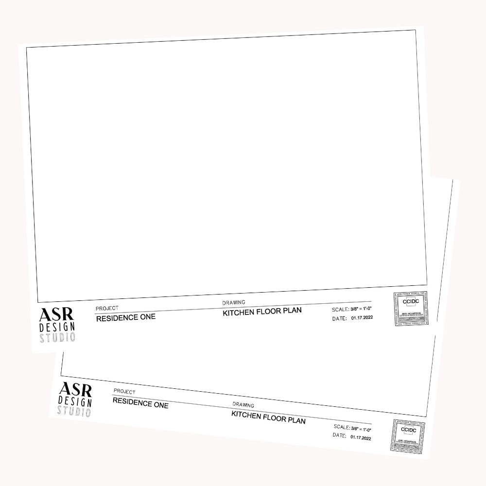 AUTOCAD Titleblock Template 8.5 X 11 Landscape - Etsy