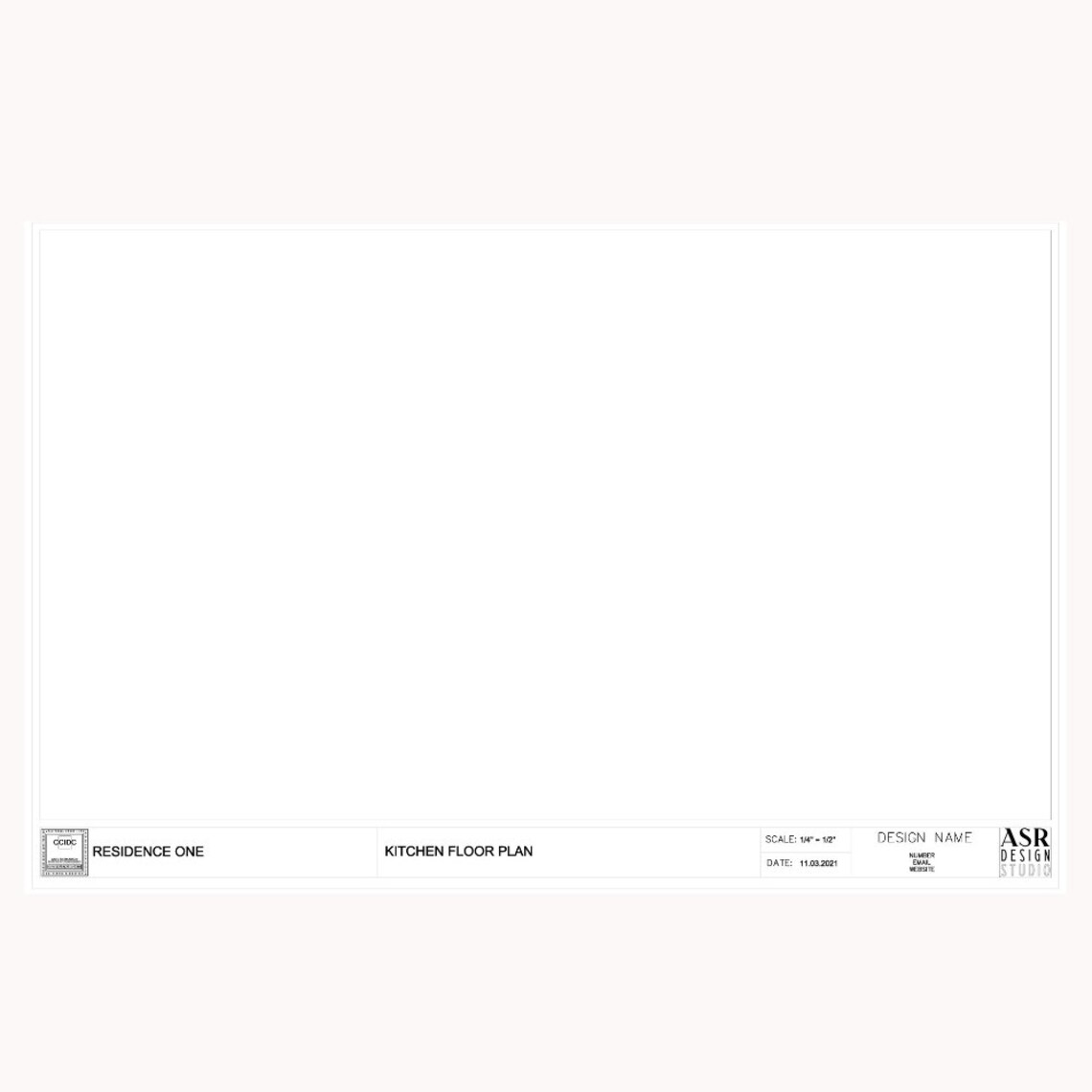 AUTOCAD Titleblock Template 11 X 17 Landscape - Etsy