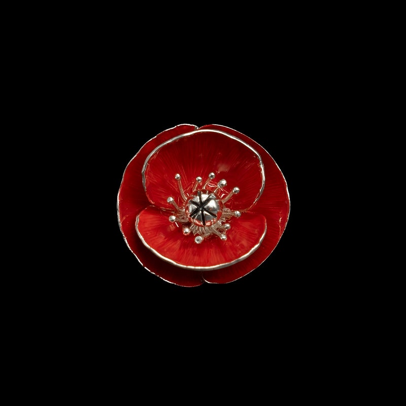 Poppy Lapel Pin - Etsy