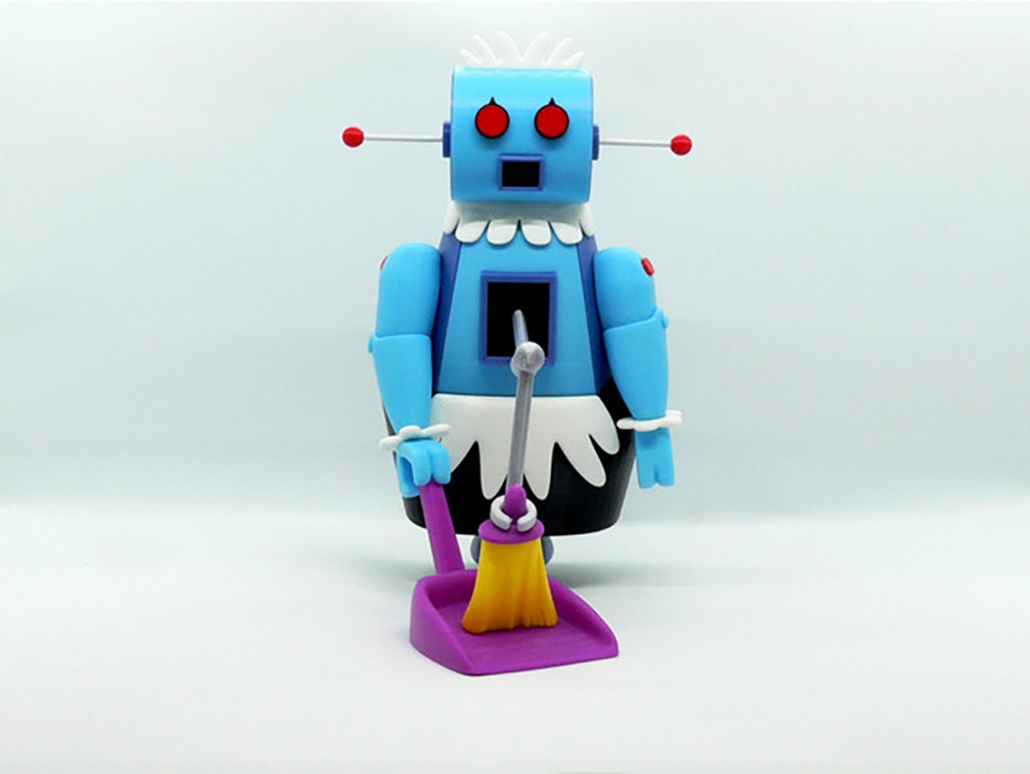 The Jetsons Rosie Character Robot House Cleaner Cartoon - Etsy