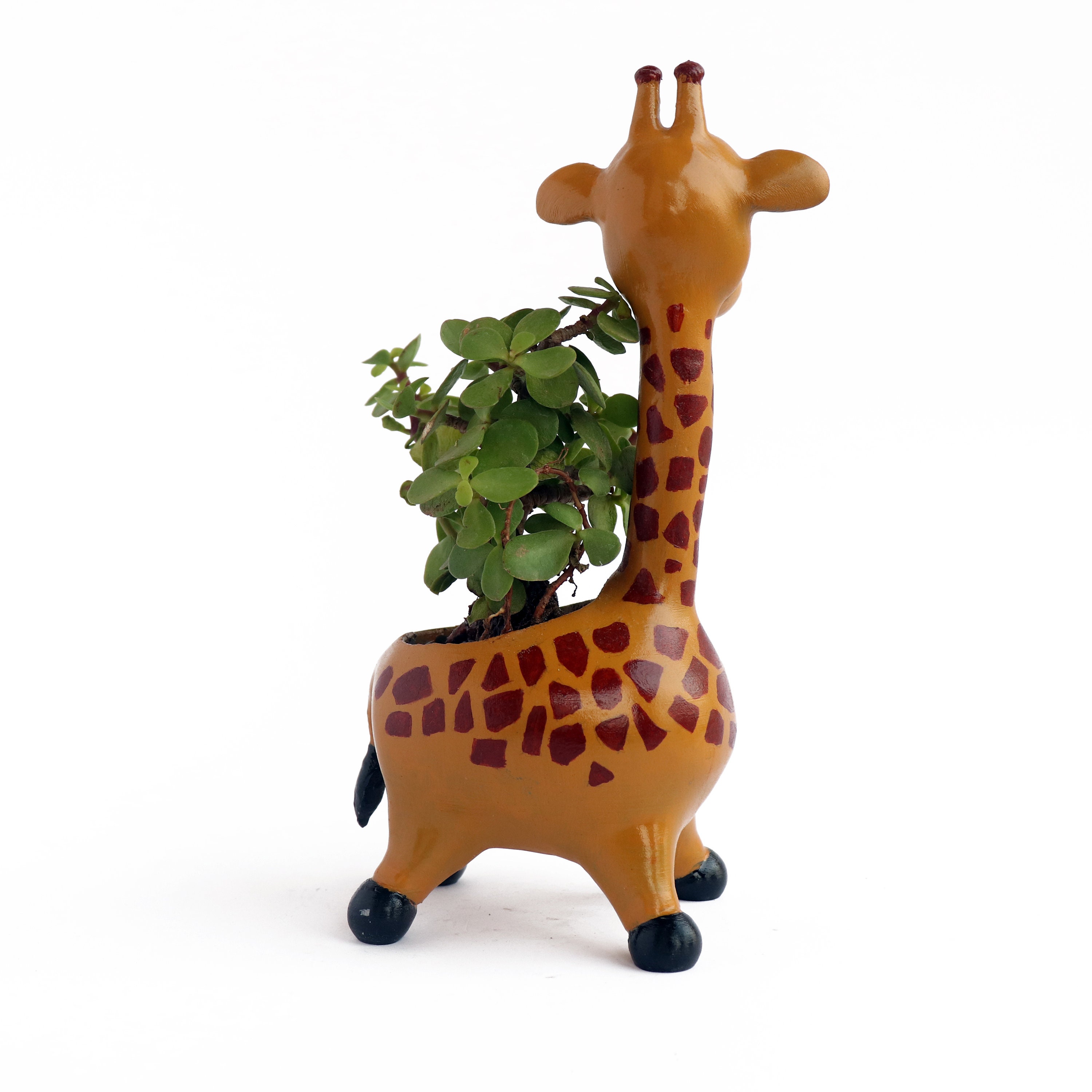 3d Printed Giraffe Planter Plant Pot Gift for Office Home Balcony ...