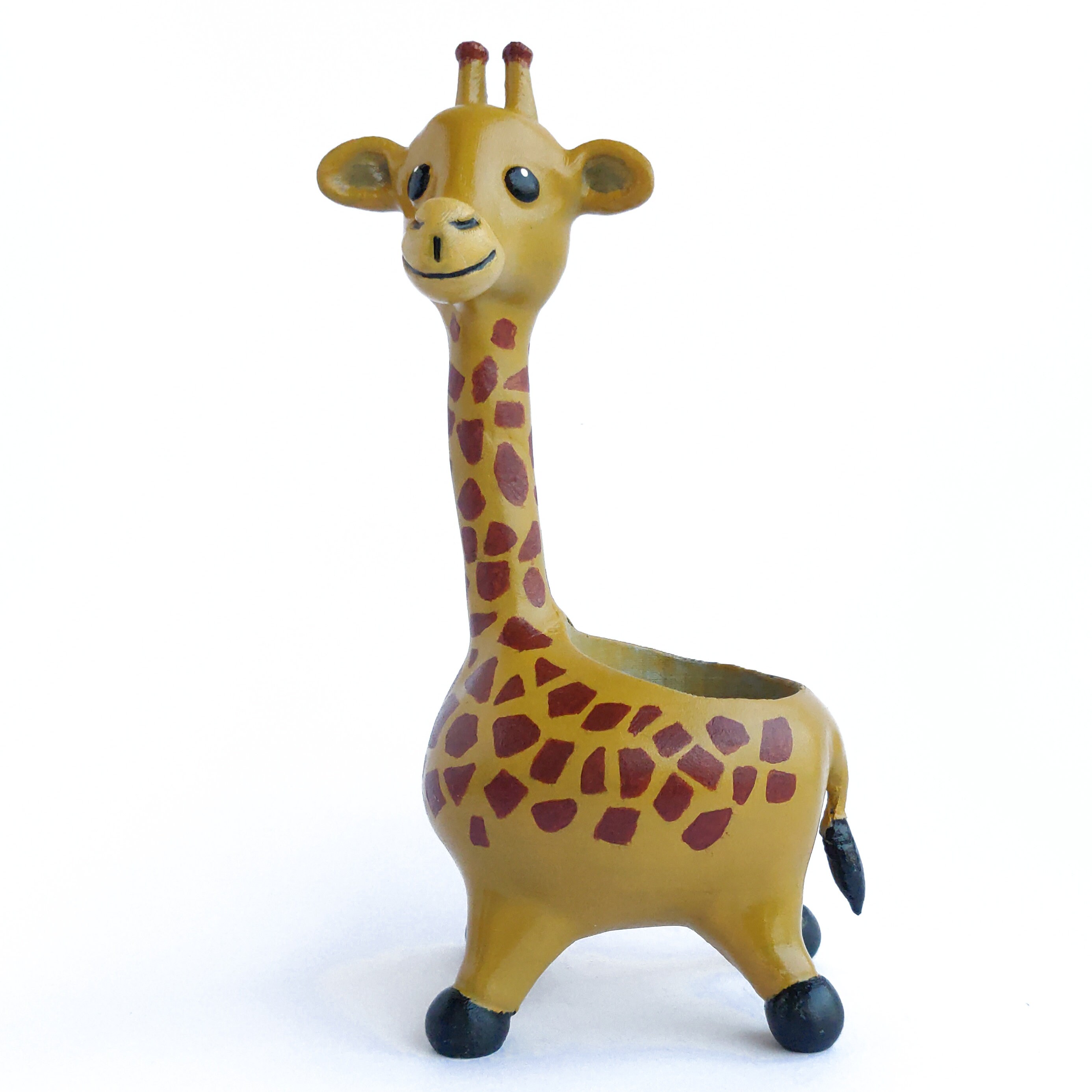 3d Printed Giraffe Planter Plant Pot Gift for Office Home Balcony ...