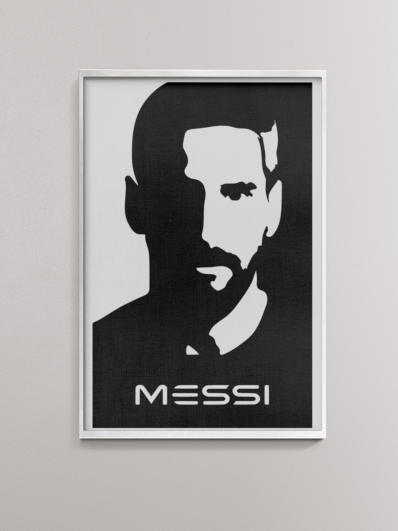 Lionel Messi Svg Png Dxf Emf Jpg Wall Art Digital Print - Etsy