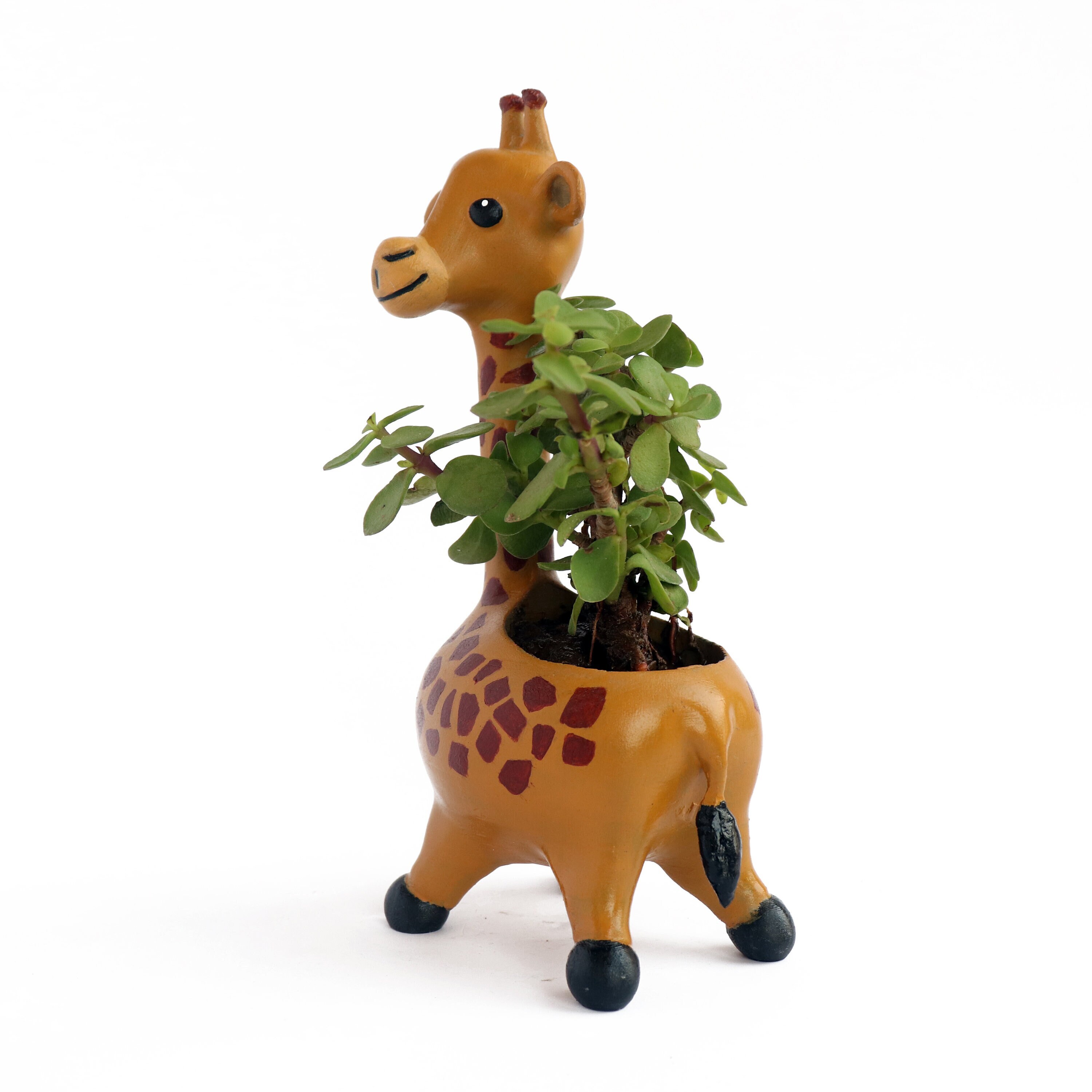 3d Printed Giraffe Planter Plant Pot Gift for Office Home Balcony ...