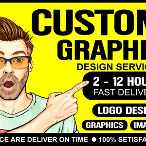 Custom Graphic Design Services Logo Design by Professional Graphic ...