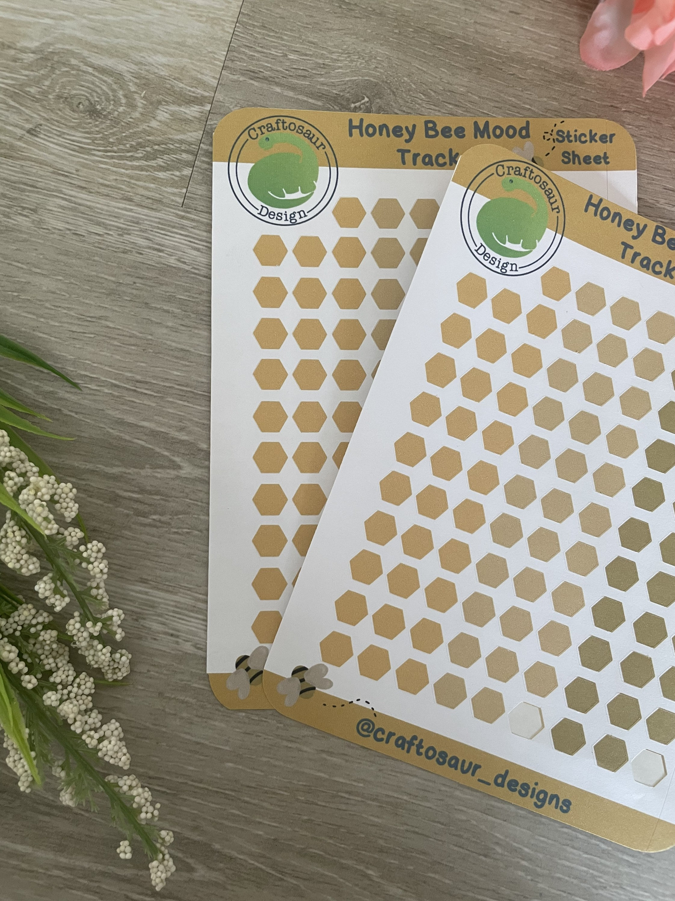 Honeycomb Mood Tracker Sticker Sheet Perfect for Planners, Bullet ...