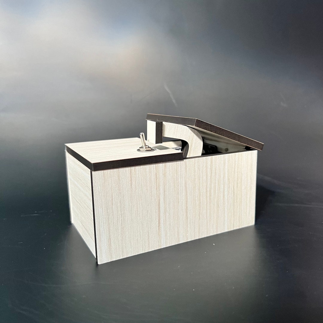 Useless Box, Don't Touch Me Machine, Novelty Gift - Etsy