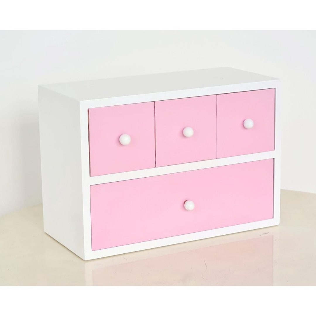 Wooden 4-drawer Mini Box - Etsy