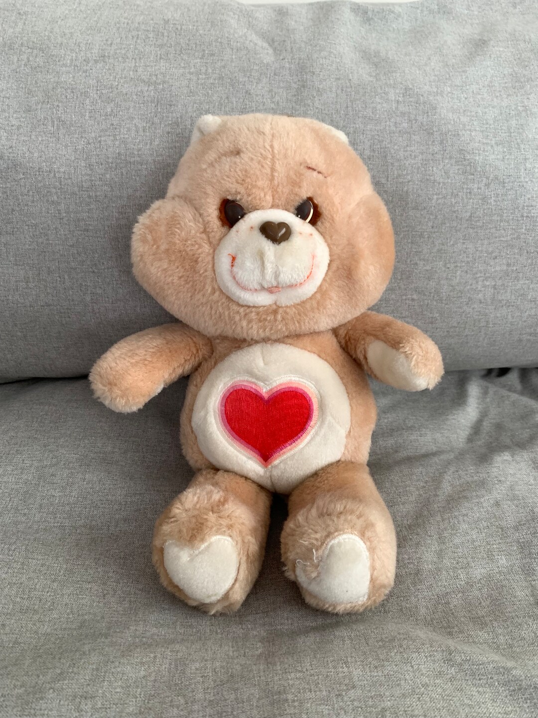 Original Care Bear Tenderheart Care Bear 1983 Kenner American Greetings ...