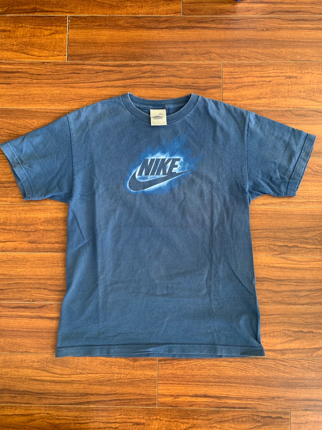 Vintage Go Like Hell Nike Flame T-shirt in Blue, Men’s (size M) - Etsy