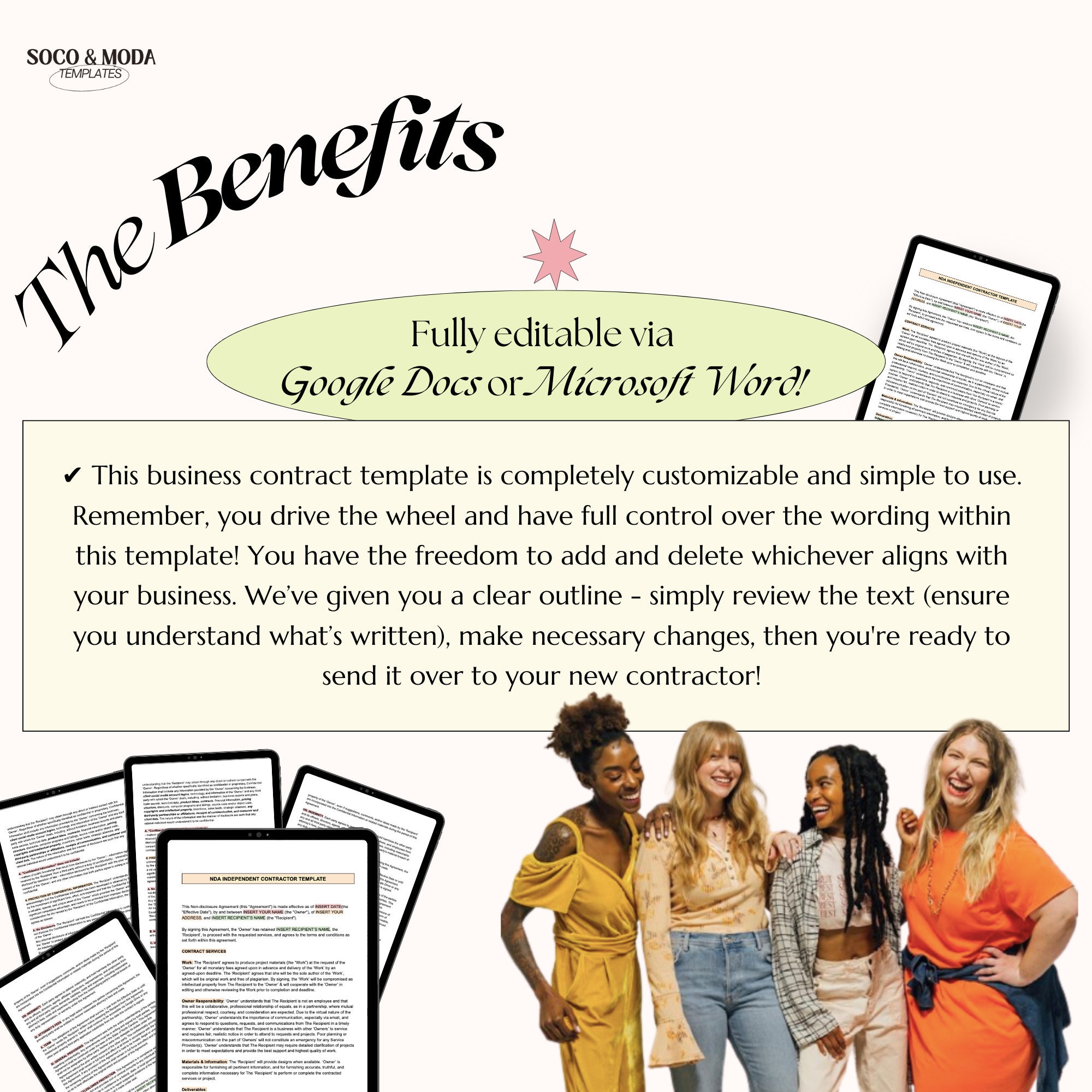 Independent Contractor NDA Templates, Virtual Assistant Tools, SM ...