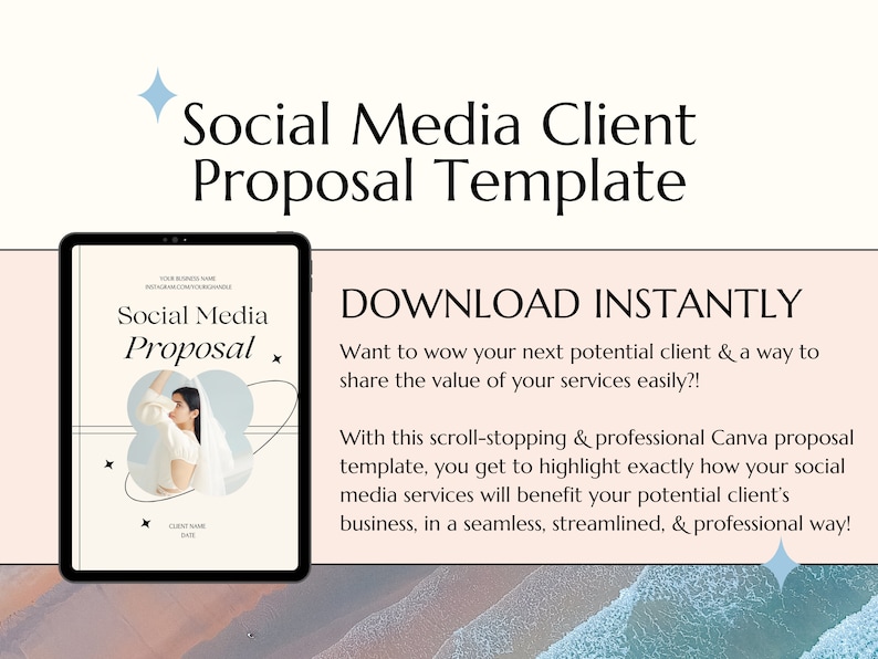 2023 SMM Client Canva Proposal Template Social Media Management Client ...