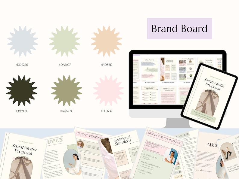 2023 SMM Client Canva Proposal Template Social Media Management Client ...