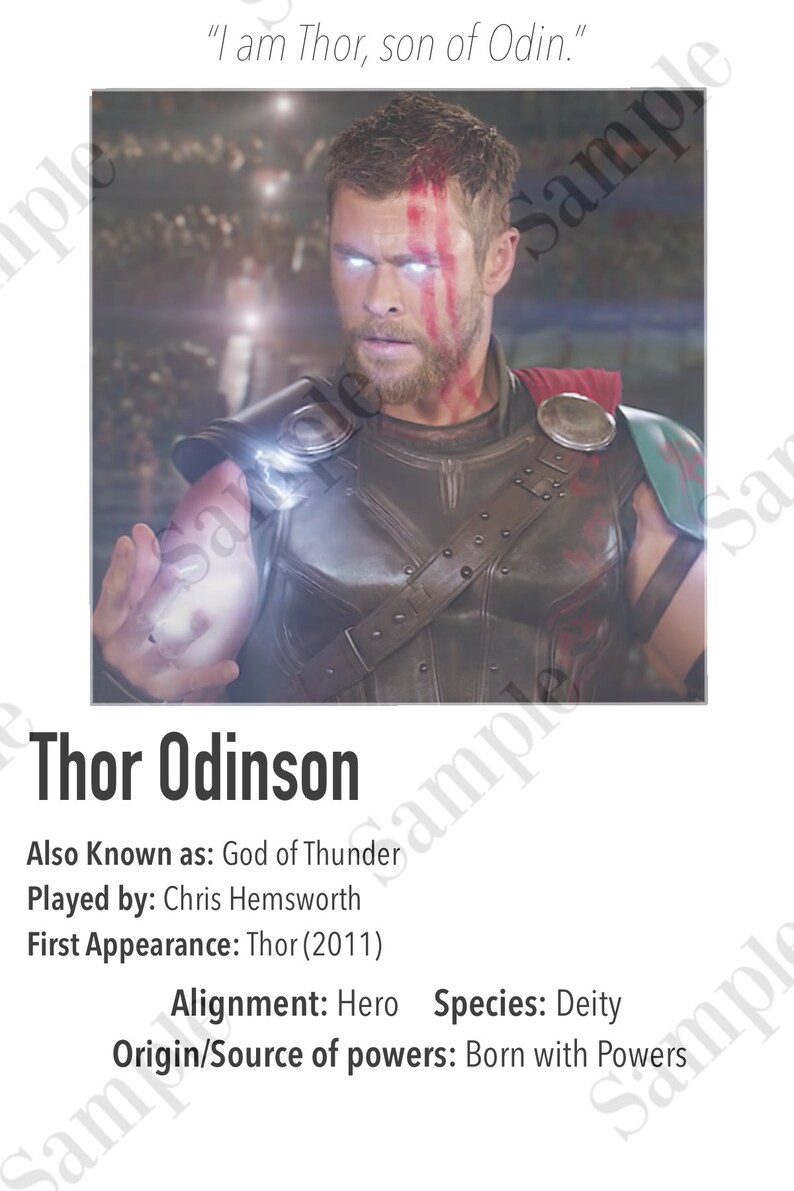 4x6 Printable OG 6 Marvel Character Polaroids - Etsy