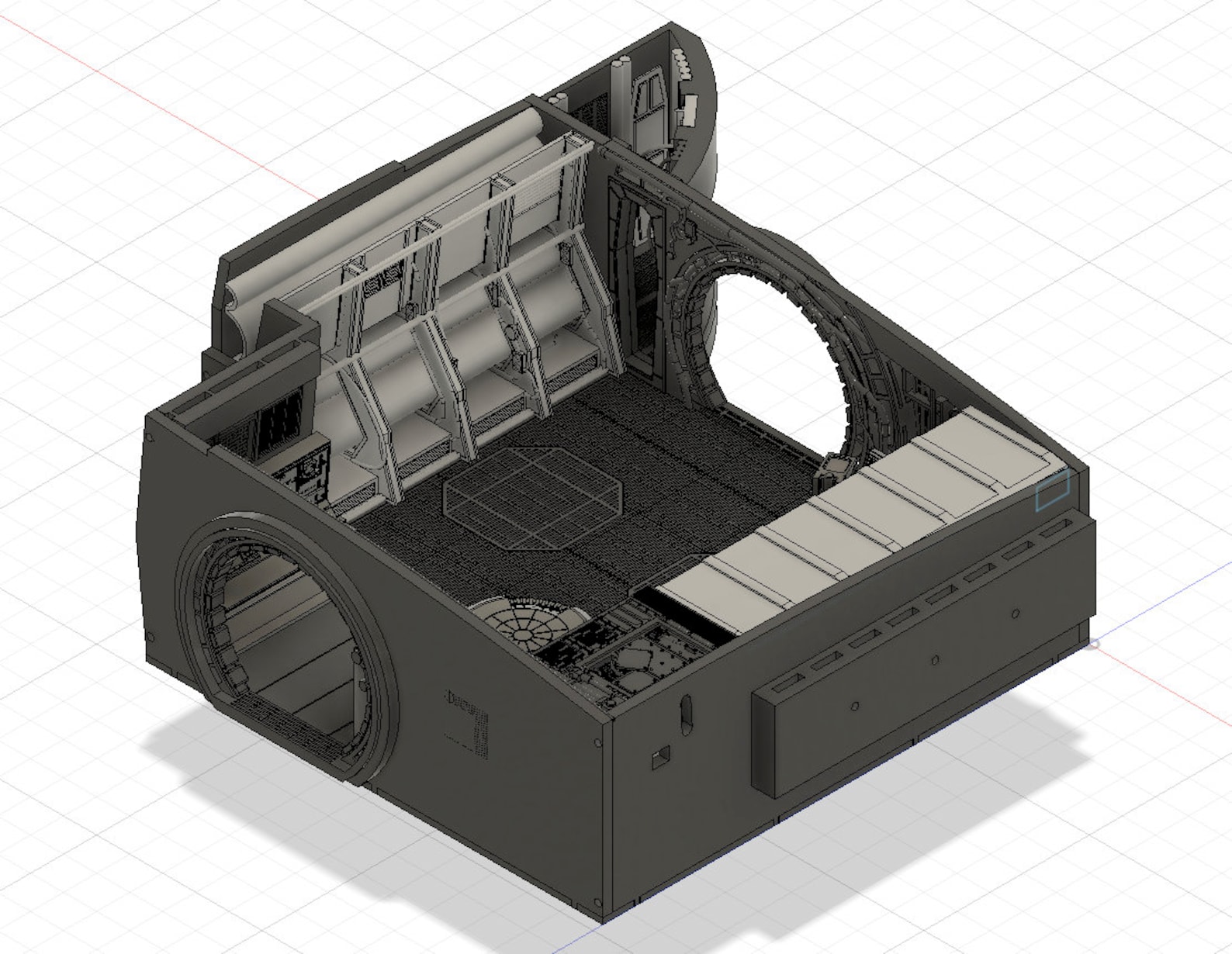 New Version!! STL File - Cargo Bay for the Millennium Falcon "complete ...
