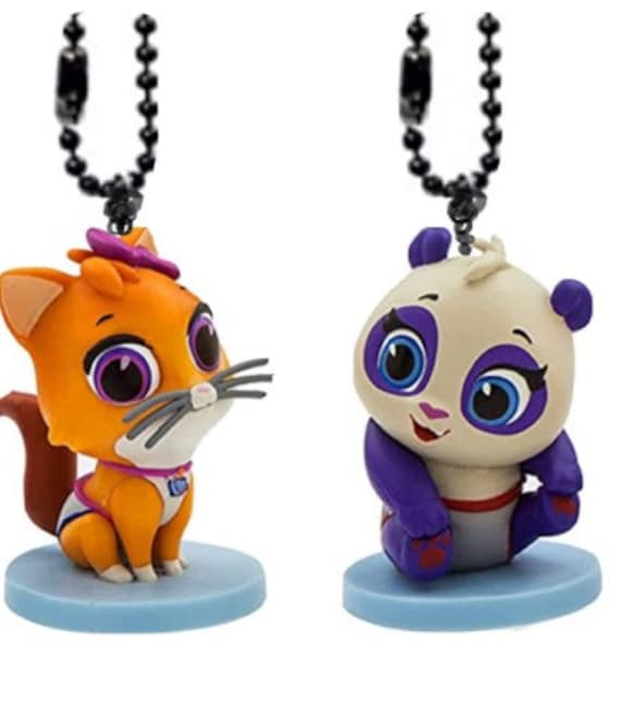 Precious Panda PVC Keychain Dangler Tiny Tots Figure Figurine Ornament ...