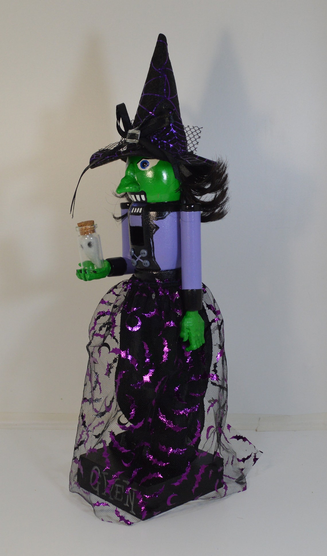 Witch Nutcracker Stands 15 Tall Great Halloween Nutcracker Christmas ...
