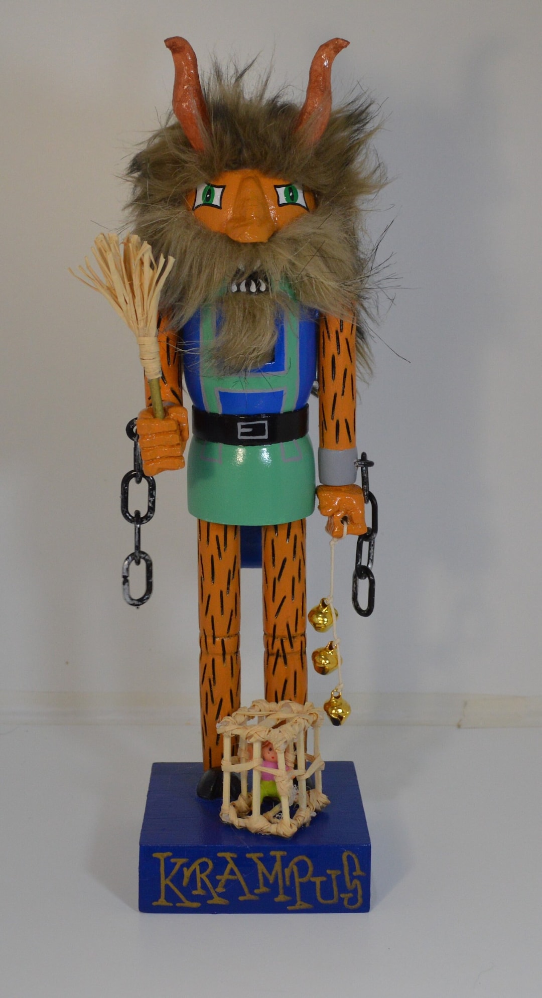 Krampus Nutcracker 13 Inch 35 Cm Tall Unique Krampus Doll Gothic ...