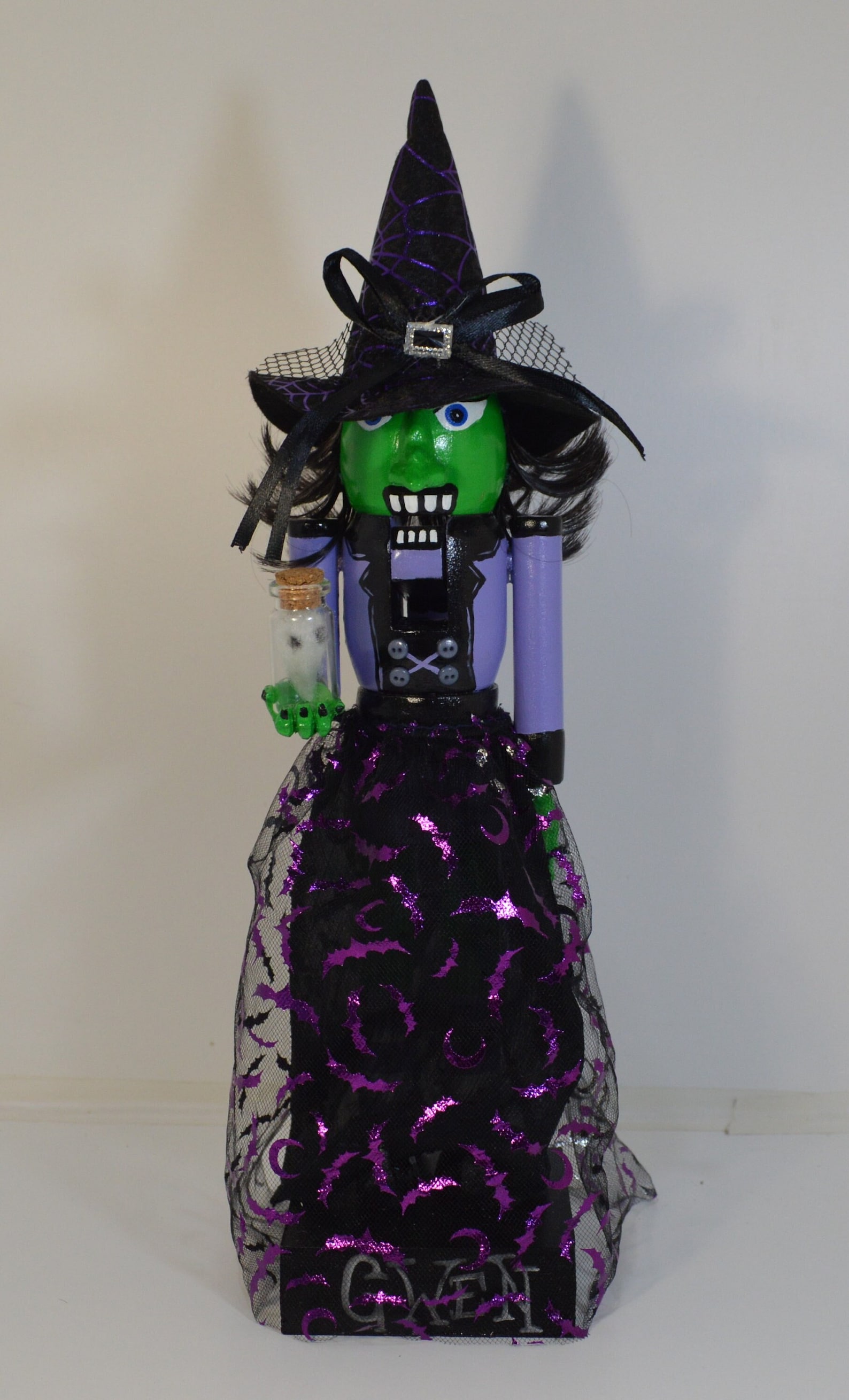 Witch Nutcracker Stands 15 Tall Great Halloween Nutcracker Christmas ...