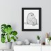 Angry Platypus Art Print, Grumpy Animal Picture Framed Vertical Poster ...