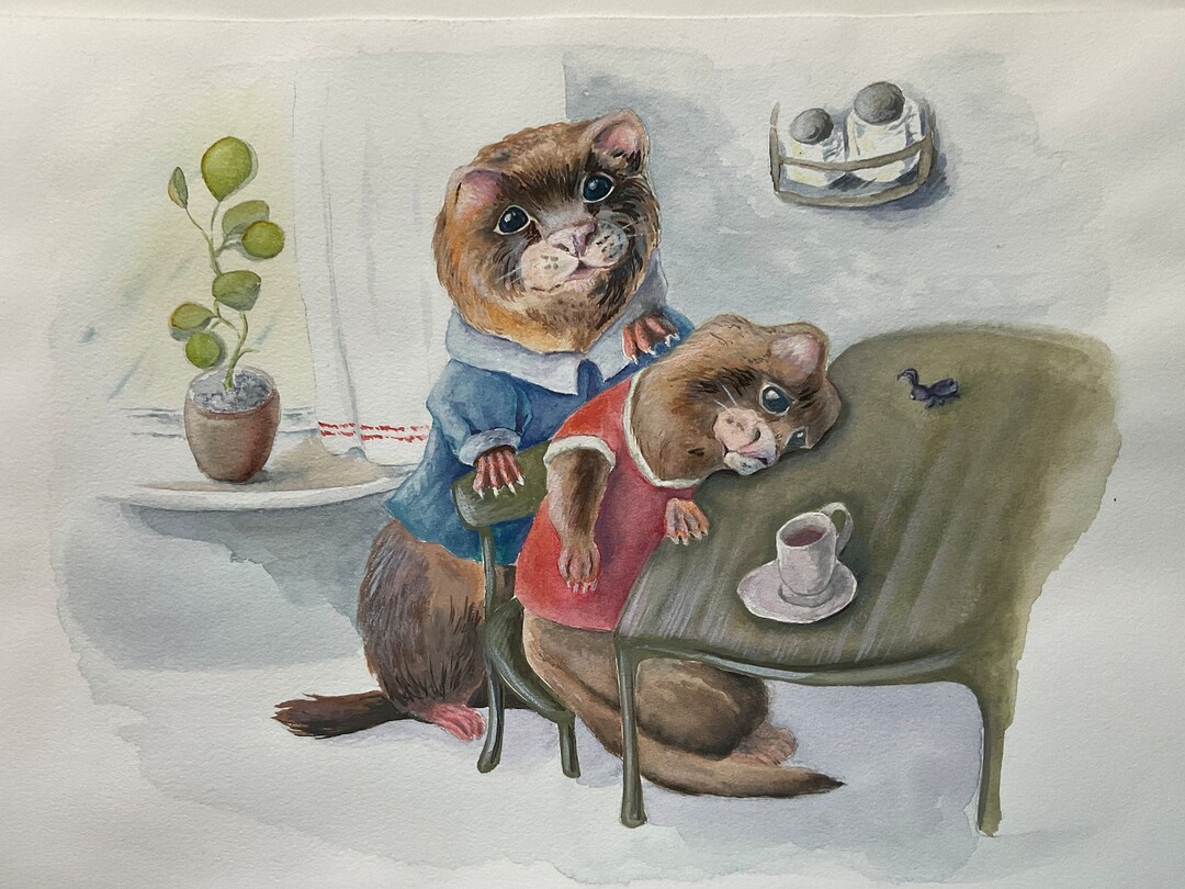 Compassion (illustration). Original Artwork - Etsy