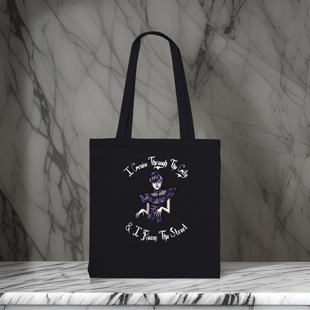 Tote Bag WEDNESDAY ADDAMS Netflix Dance, Great Gothic Gift - Etsy