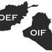 OIF OEF Veteran Decal - Etsy