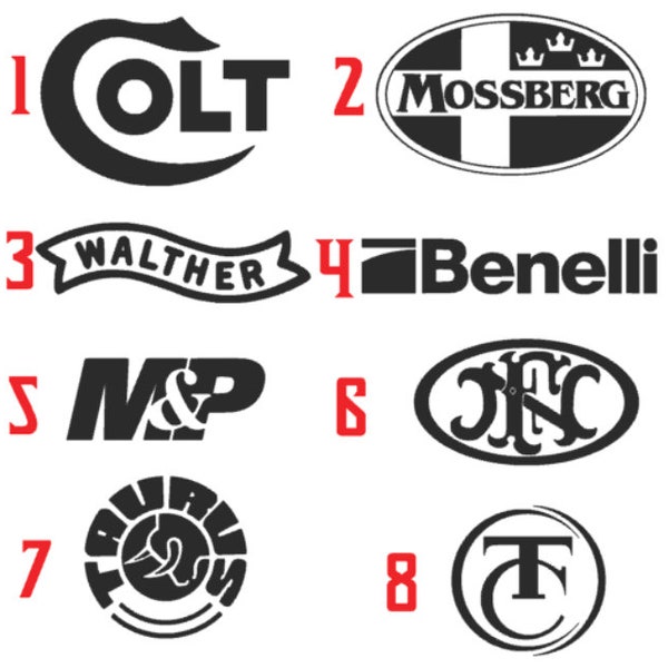 Firearms Stickers - Etsy