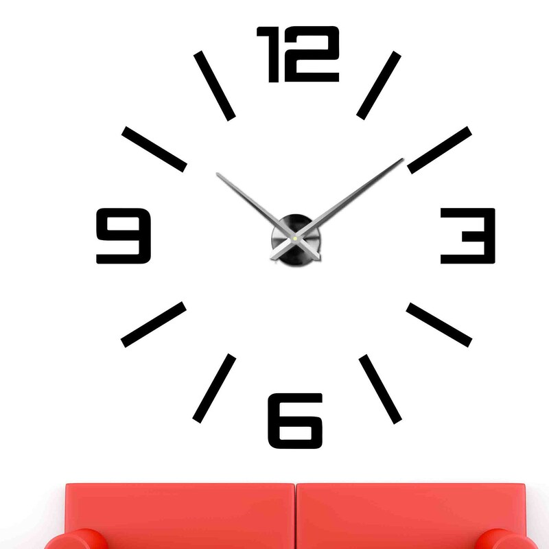 3d Wall Clock Stickers - Etsy