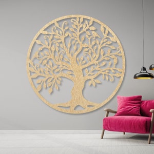 Life Tree Wall Decor | Wood Wall Art | Wooden Decoration | Tree of Life ...