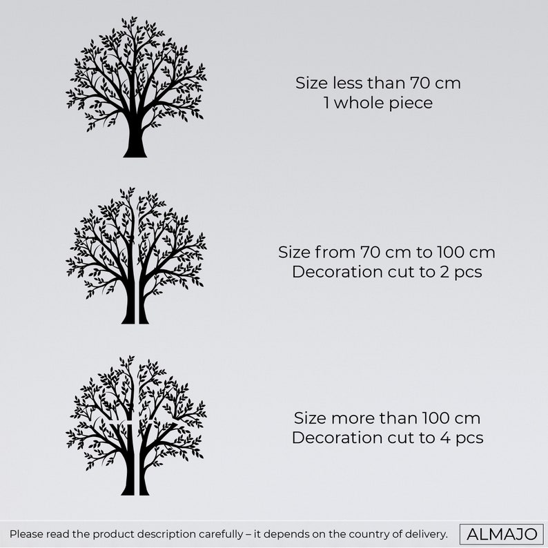 Tree Leaf Leaves Family Tree Wall Art Decor Wooden Tree | Etsy