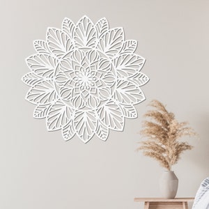 Wooden Mandala Wall Decor, HDF Wood Art, Large Wall Hanging - Etsy