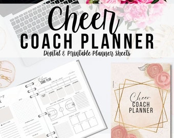 Cheer Coach Planner, Printable Digital Download Planning Sheets - Etsy