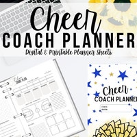 PDF Cheer Coach Season Planner, Cheer Planner, Cheerleading Planner ...