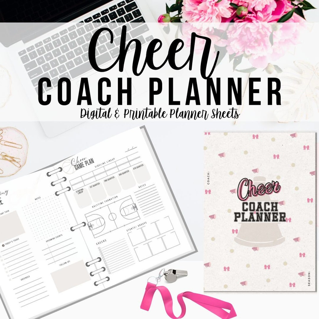 Cheer Coach Planner, Printable Digital Download Planning Sheets - Etsy